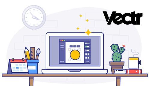 Create a vector graphics easily and intuitively with Free Vectr Software