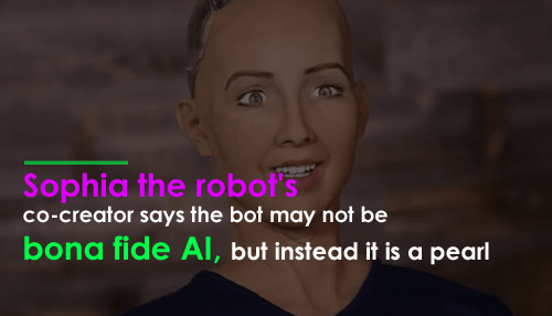 Sophia The Robot's Co-creator Says The Bot May Not Be Bonafide Ai, But ...
