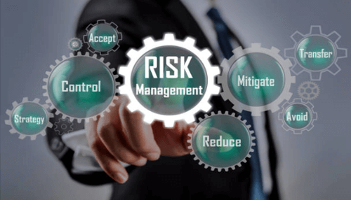 What are the risk management process five steps to Follow?