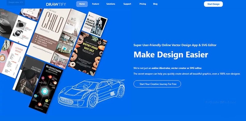 Graphics with Drawtify Online Illustrator & Vector Editor