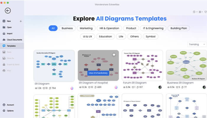 How to Draw an ER Diagram Easier With EdrawMax