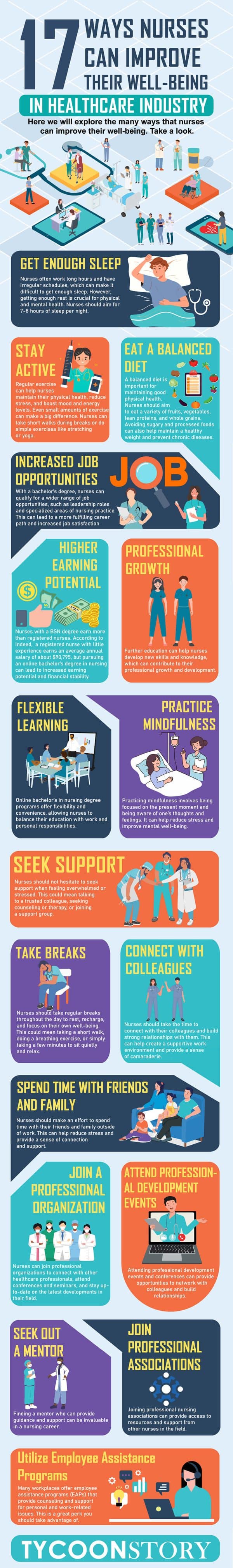 18 Ways Nurses Can Improve Their Well-Being [INFOGRAPHIC]
