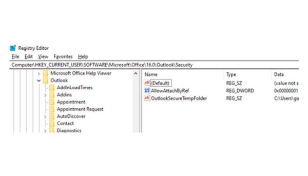 Error In Outlook when Forwarding Attached Files