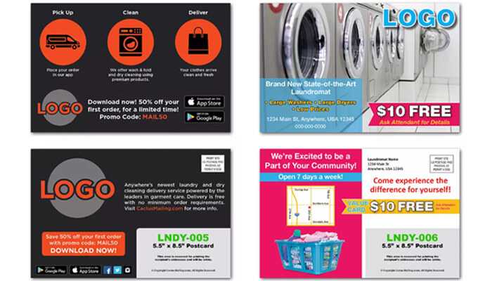 Clean Up In Marketing With Laundry Postcards