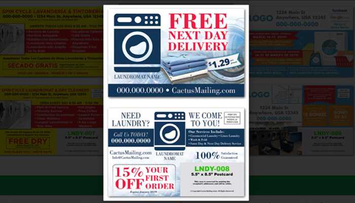 Clean Up In Marketing With Laundry Postcards